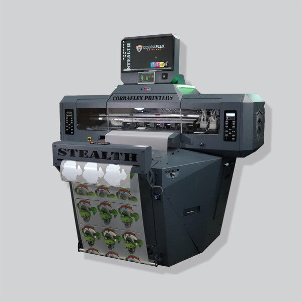 24" Stealth DTF Printer 4 Heads w/Built-in Powder Shaker Dryer | CobraFlex Printers, LLC